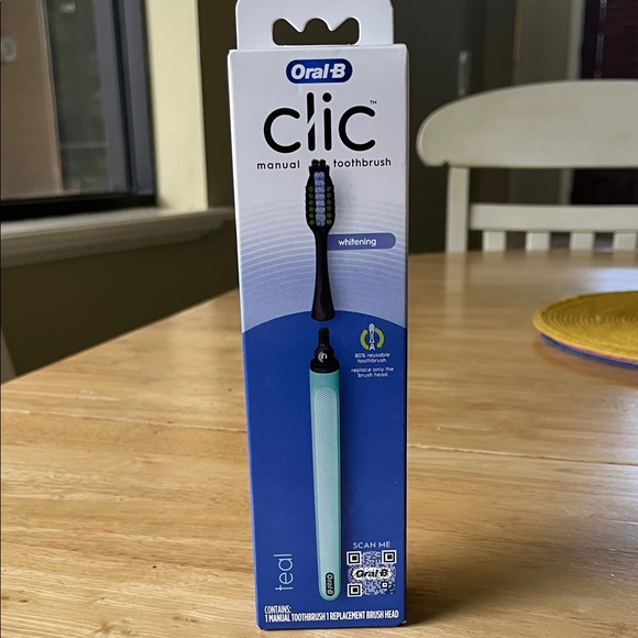 Oral-B | Bath | Oral B Clic Manual Toothbrush Teal Two New In Box ...